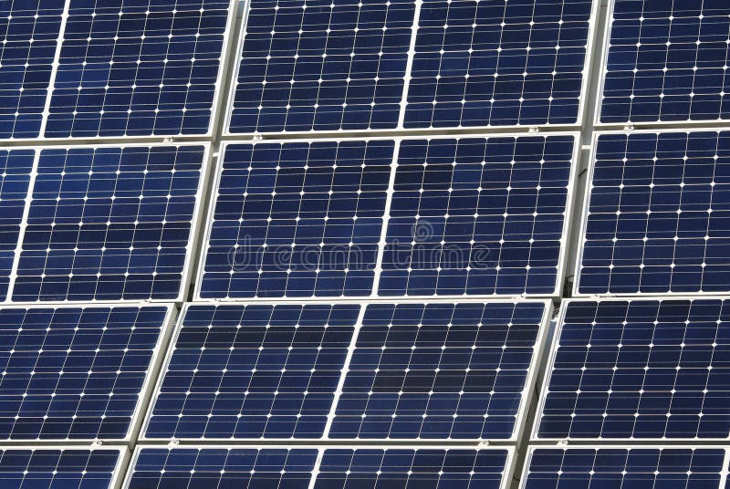 Painel solar imagem de stock. Imagem de alternativa, eletricidade - 4238733