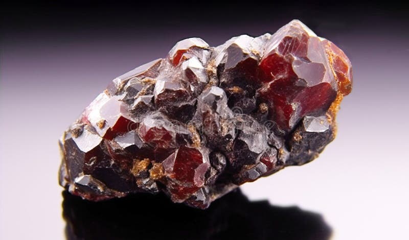 Quartz is Rare Precious Natural Geological Stone on Gradient Background ...