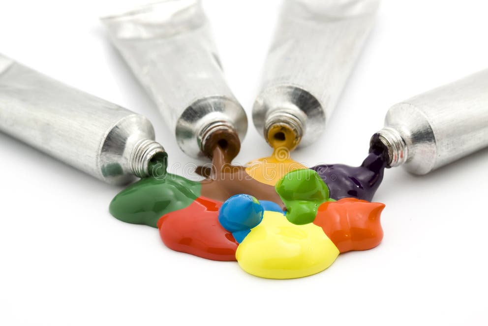 Paint stock image. Image of colour, mess, brush, paintbrush - 10137345