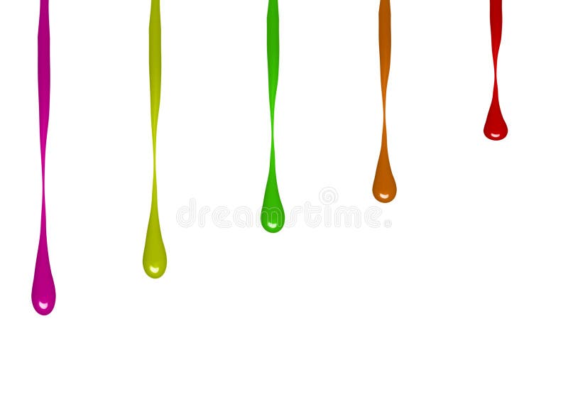 Spilled paint stock vector. Illustration of colors, abstract - 41727230