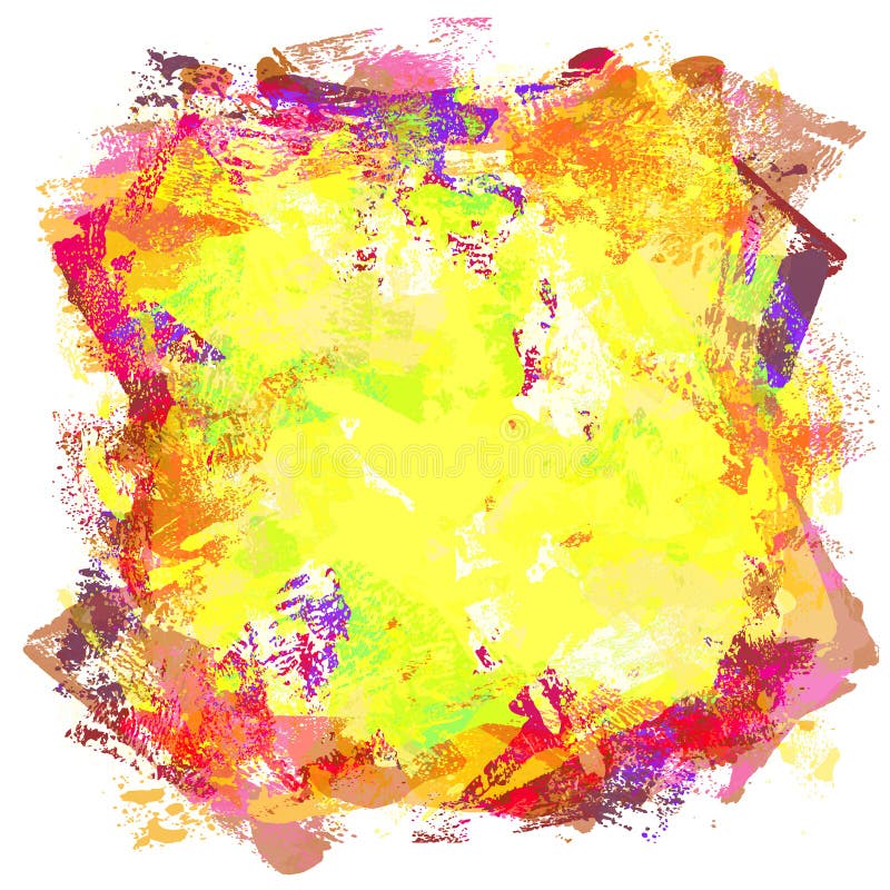 Messy Paint Border stock illustration. Illustration of textured - 14617728