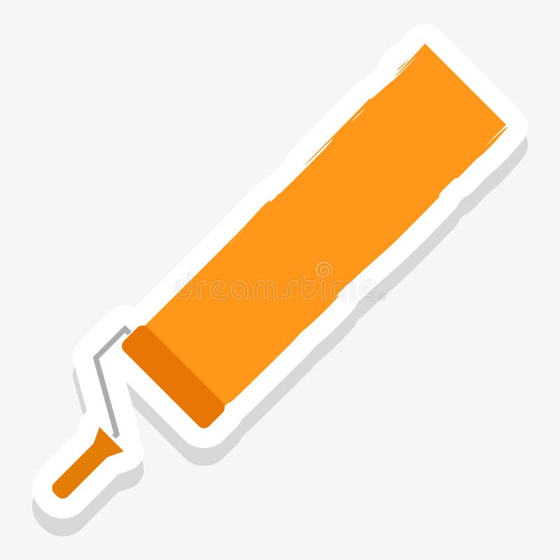 Paint Banner, Paint Logo or Sticker Stock Vector - Illustration of ...