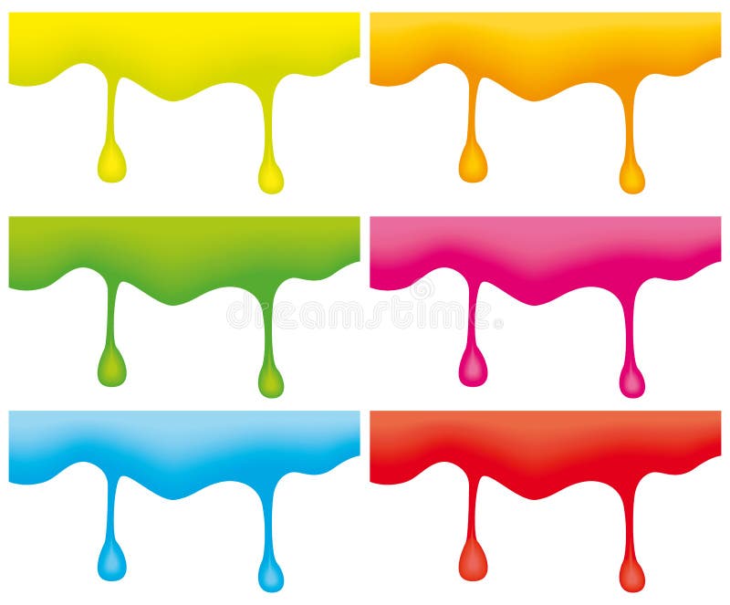 Color paint banners. stock vector. Illustration of decoration - 41212059