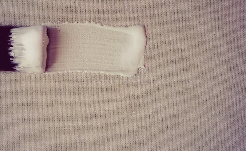 Painting canvas back view stock image. Image of brown - 230139511