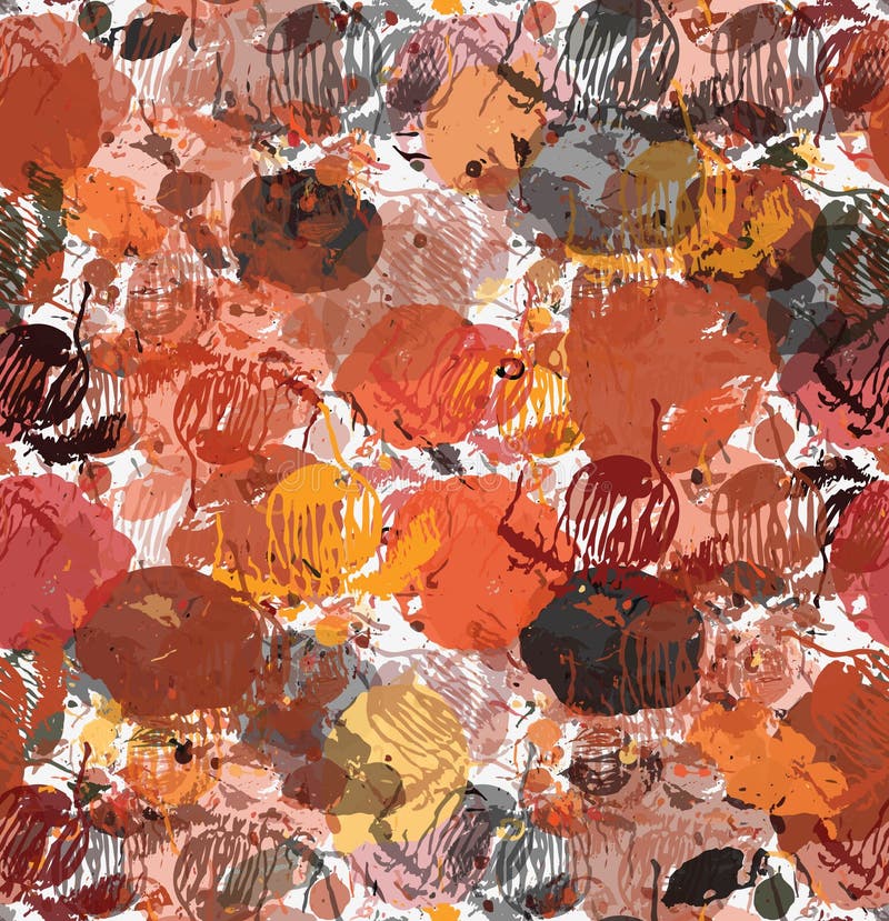 Paint Bleeding Stains Blue and Brown Stock Vector - Illustration of ...