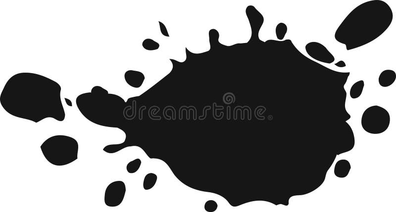 Paint Blot Spot stock vector. Illustration of spot, splash - 299508034