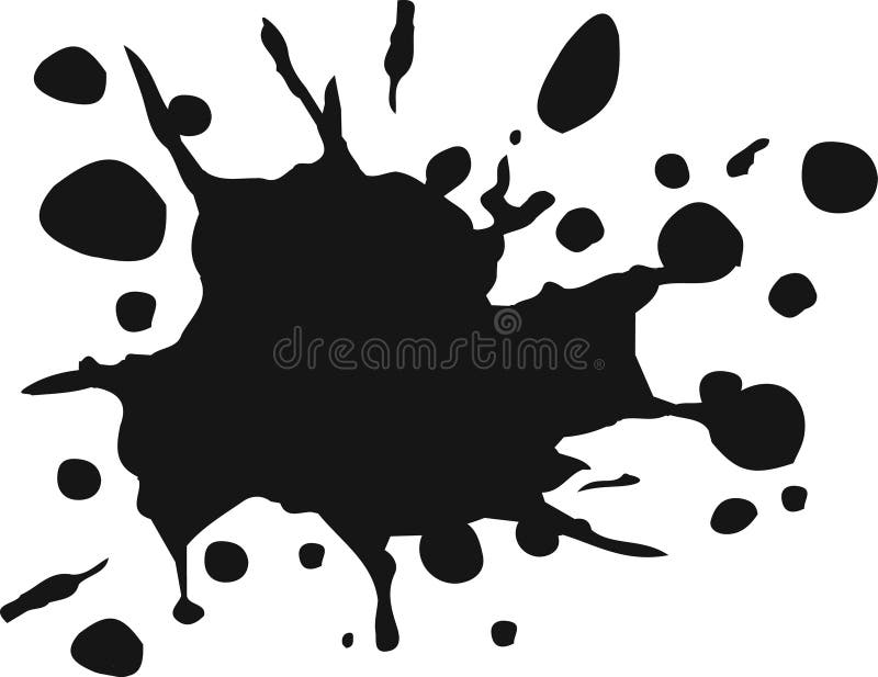 Paint Blot Spot stock vector. Illustration of paint - 299508729