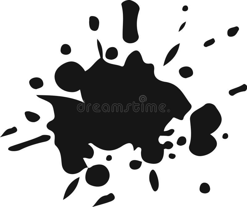Paint Blot Spot stock vector. Illustration of drop, vector - 299508120