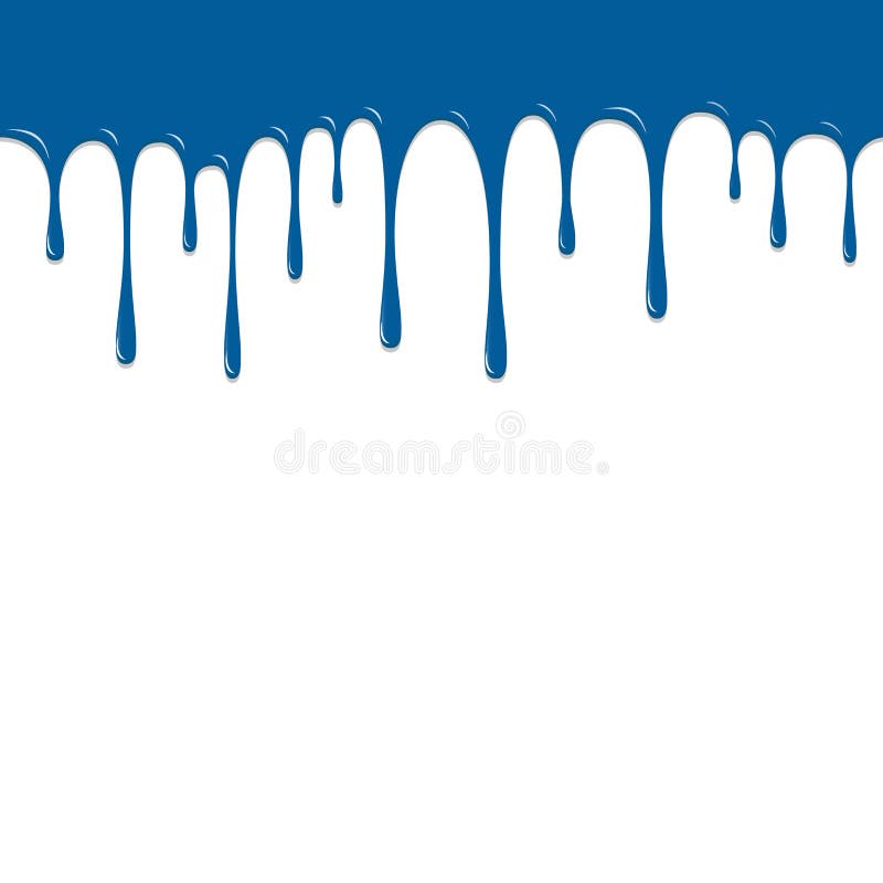Paint Blue Color Dropping, Color Droping Background Stock Vector ...