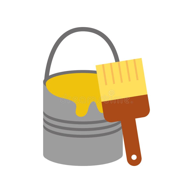 Paint bottle isolated icon stock vector. Illustration of lifestyle ...