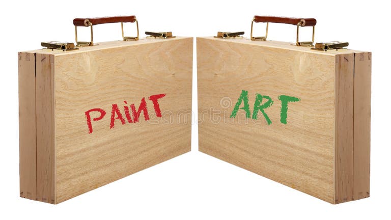 Paint Boxes stock photo. Image of paint, storage, cutout - 33725908