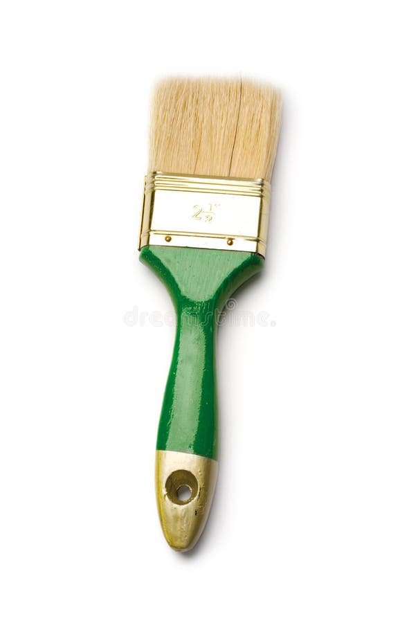 Paintbrush with Purple Paint Stock Photo - Image of photograph ...