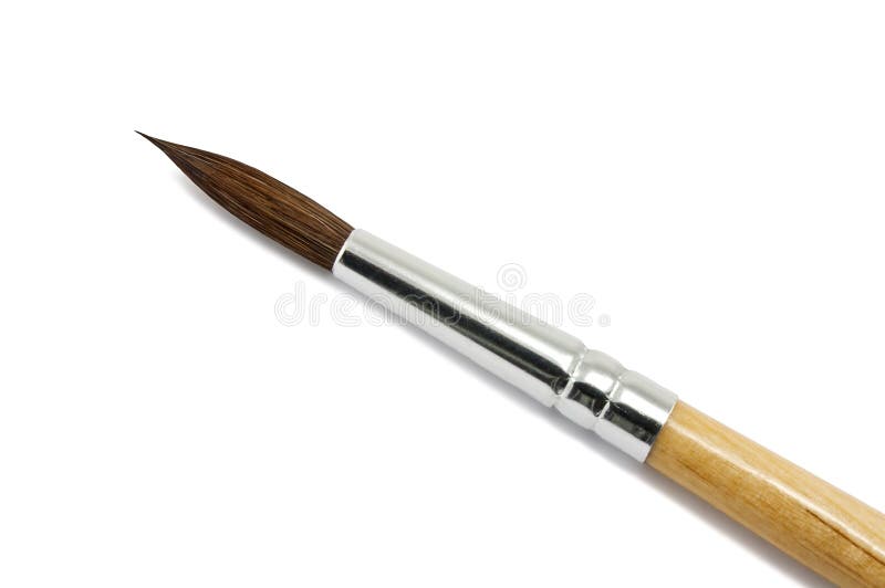 Single artists paint brush stock photo. Image of brush - 11614042