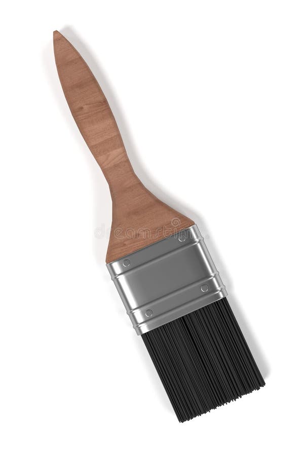 Paint brush stock illustration. Illustration of tool - 55599597