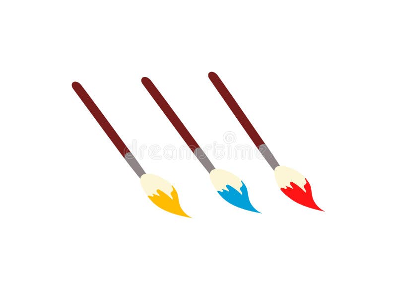 Paint Brush with Good Quality with Good Color Stock Vector ...