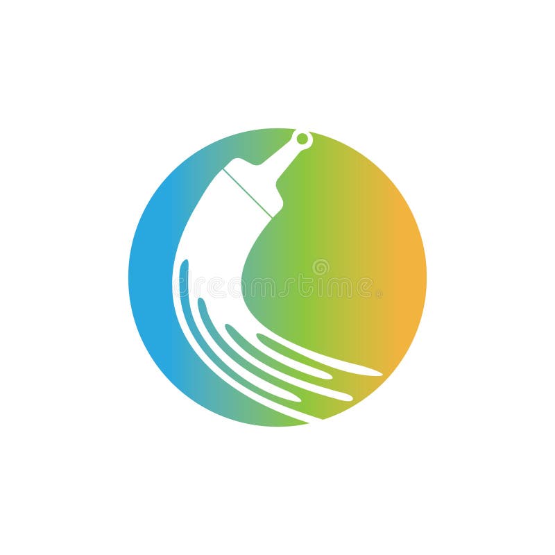 Paint Brush Icon Logo Design Template Vector Image Stock Illustration ...