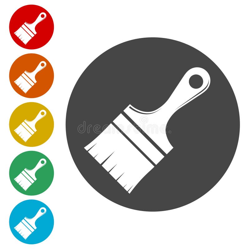 Paint Brush Icon Stock Illustrations – 143,999 Paint Brush Icon Stock ...