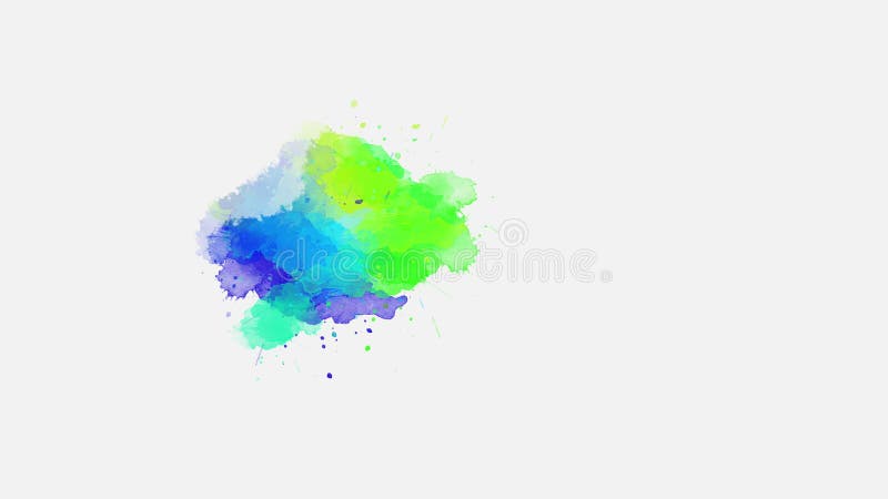 Paint Brush Ink Splatter Transition Effect in Slowmotion Stock Footage ...