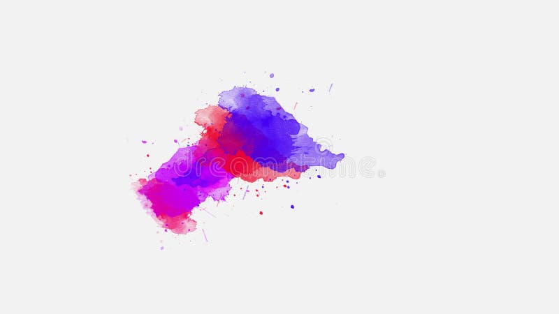 Paint Brush Ink Splatter Transition Effect in Slowmotion Stock Footage ...