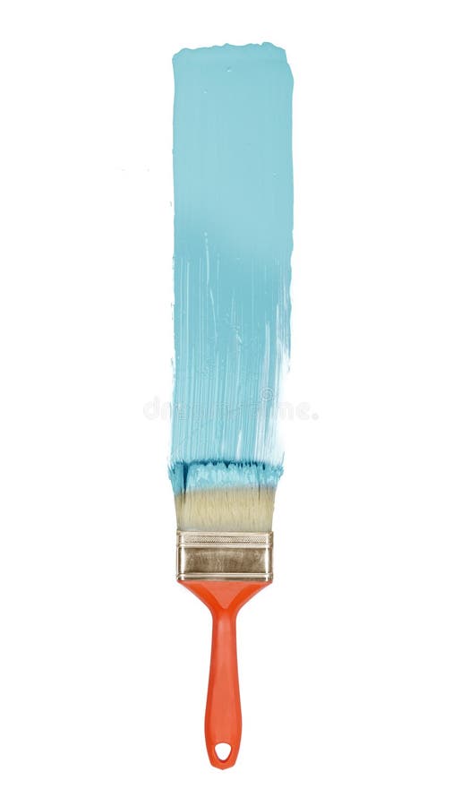 Paint brush isolated stock photo. Image of vertical, brush - 53429072