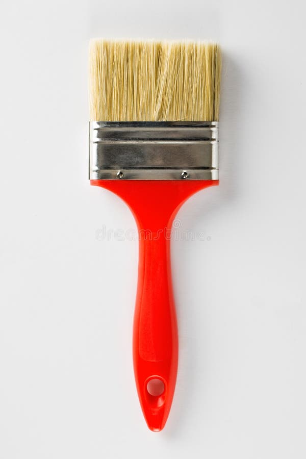 Paintbrush with Purple Paint Stock Photo - Image of photograph ...