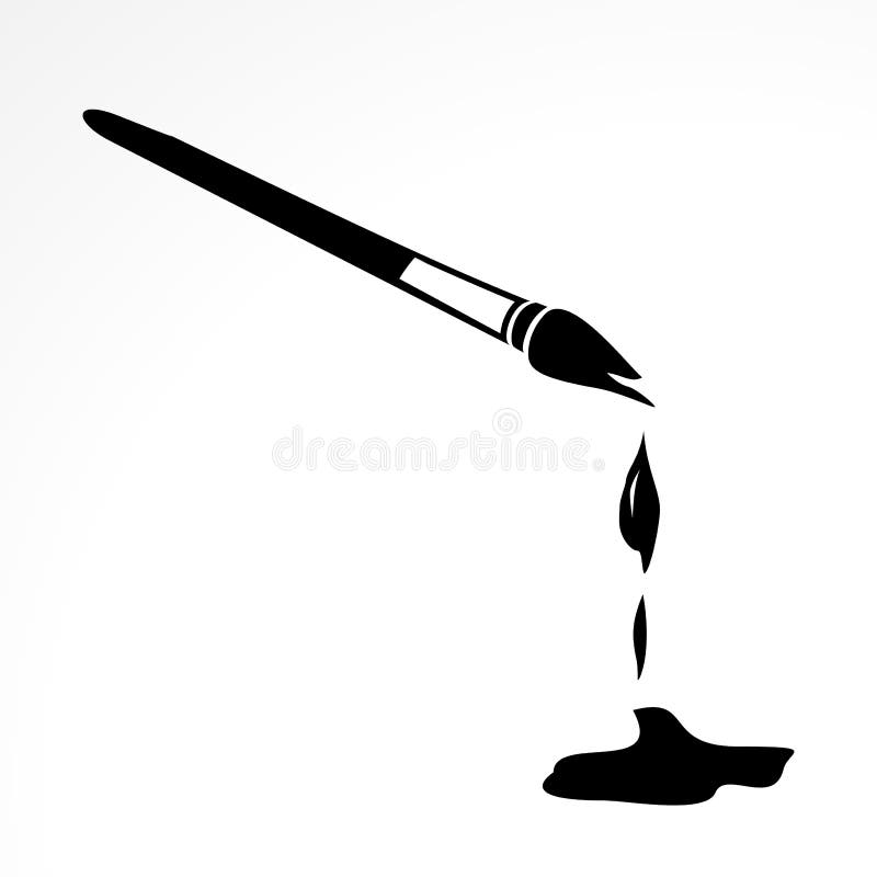 Paint Brush Icon. Paint Brush Vector Icon. Paint Brush Isolated Icon ...