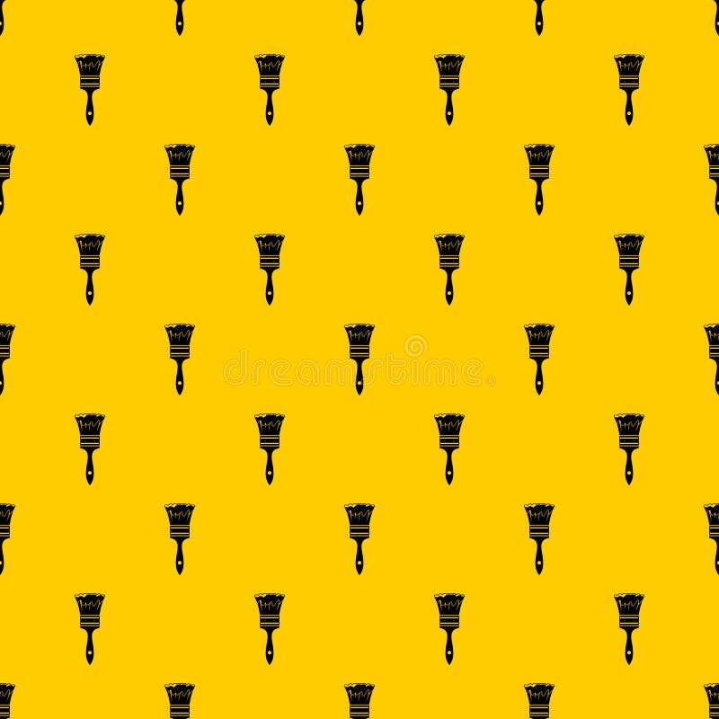 Paint brush pattern vector stock vector. Illustration of drawing ...