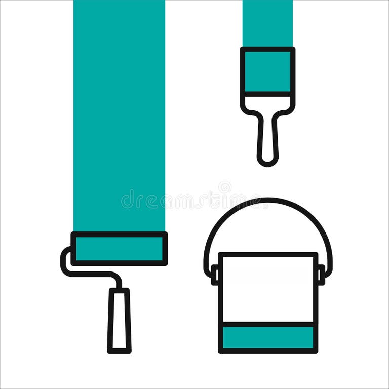 Brush Roller Stock Illustrations – 34,259 Brush Roller Stock ...