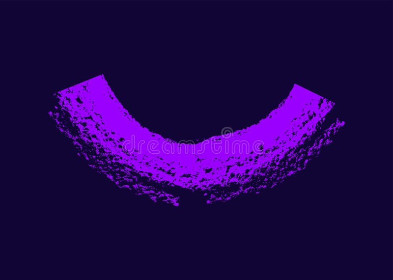 Paint Brush Stroke. Hand Drawn Grunge Squiggle Element Stock ...