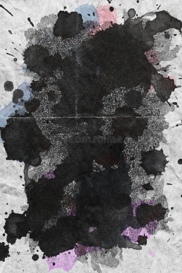 Paint Brush Stroke, Ink Splatter and Artistic Design Elements. Ink ...