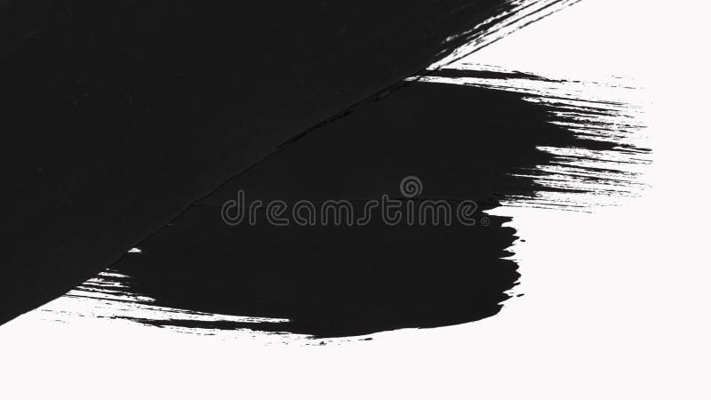 Paint Brush Transition Reveal with Transparency - Luma Matte. Stock ...