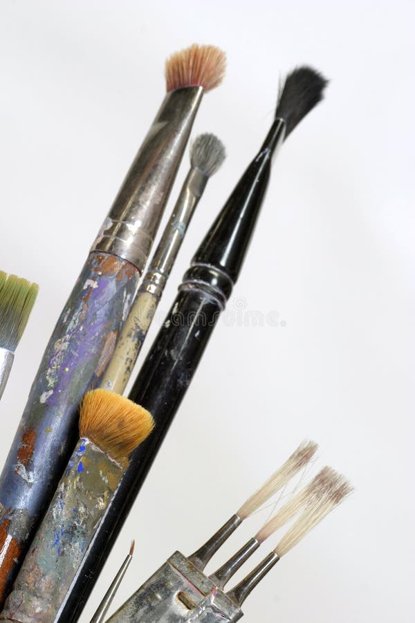 Paint brushes stock image. Image of multiple, tools, create - 8035351