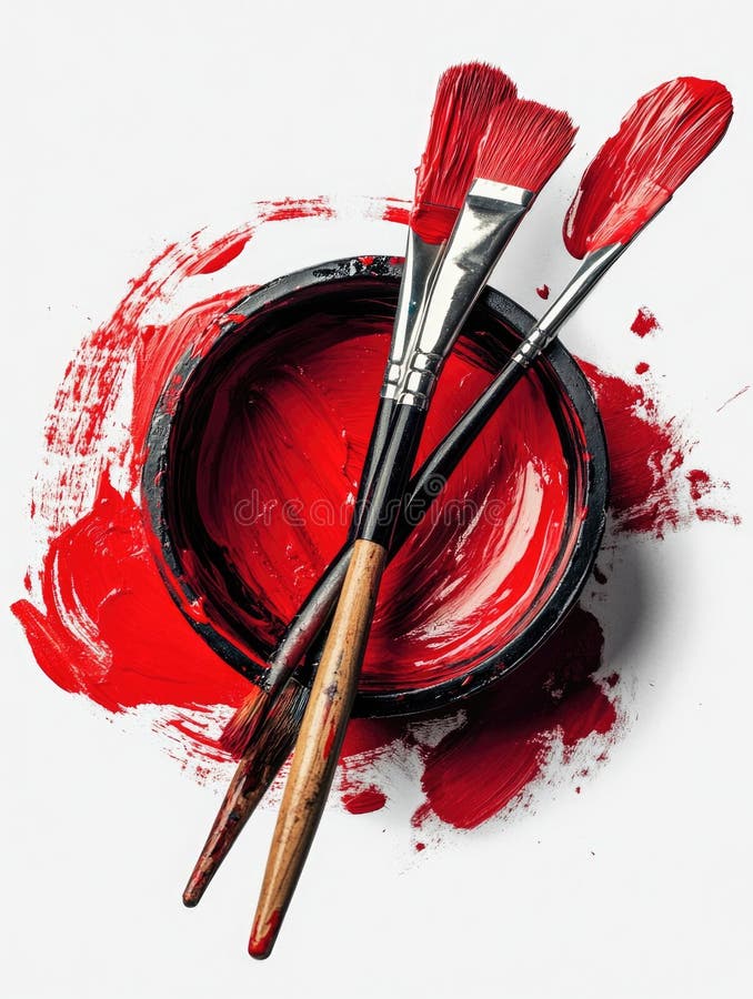Paint Bruss stock image. Image of expression, brushes - 385538103