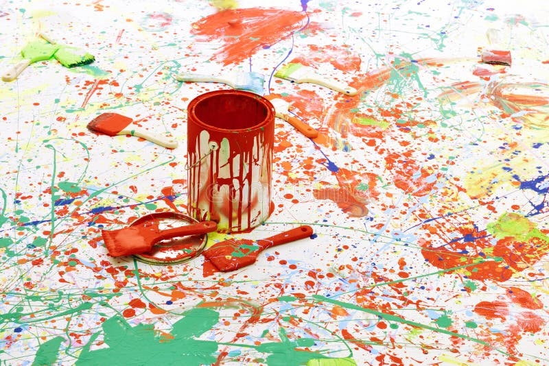 Paint Bucket Splatter