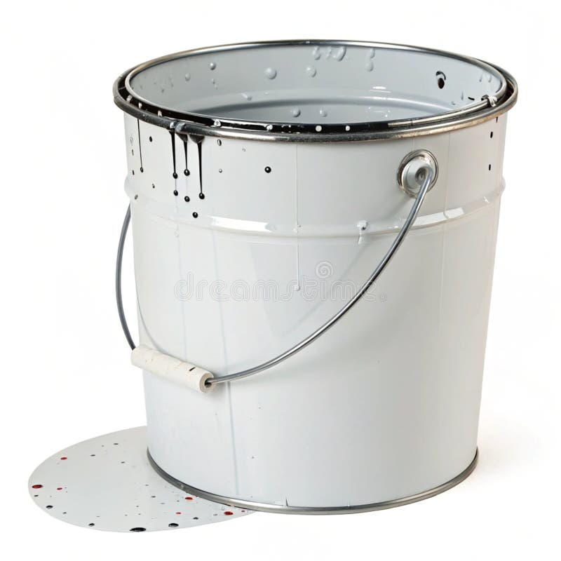 Paint Bucket on Transparent Background Stock Illustration ...