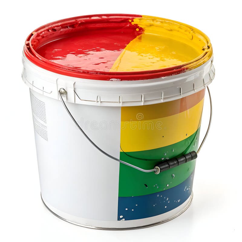 "Paint Bucket stock illustration. Illustration of paintwork - 357386629
