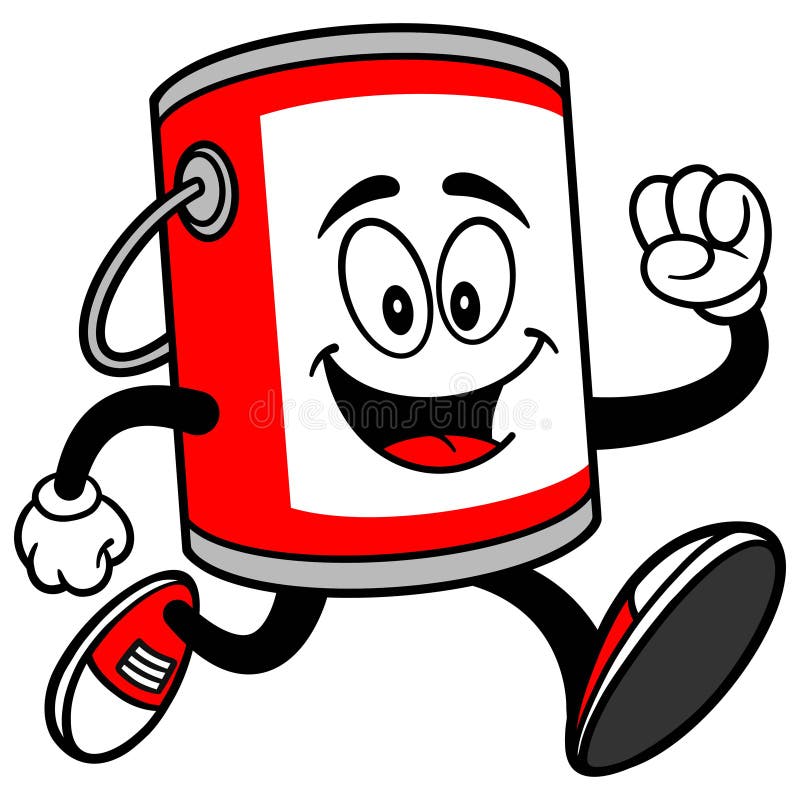 Paint Bucket Running stock vector. Illustration of business - 72947819