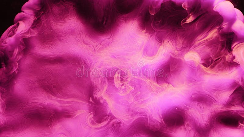 Paint Burst Water Magenta Explosion Smoke Flow Stock Footage - Video of ...