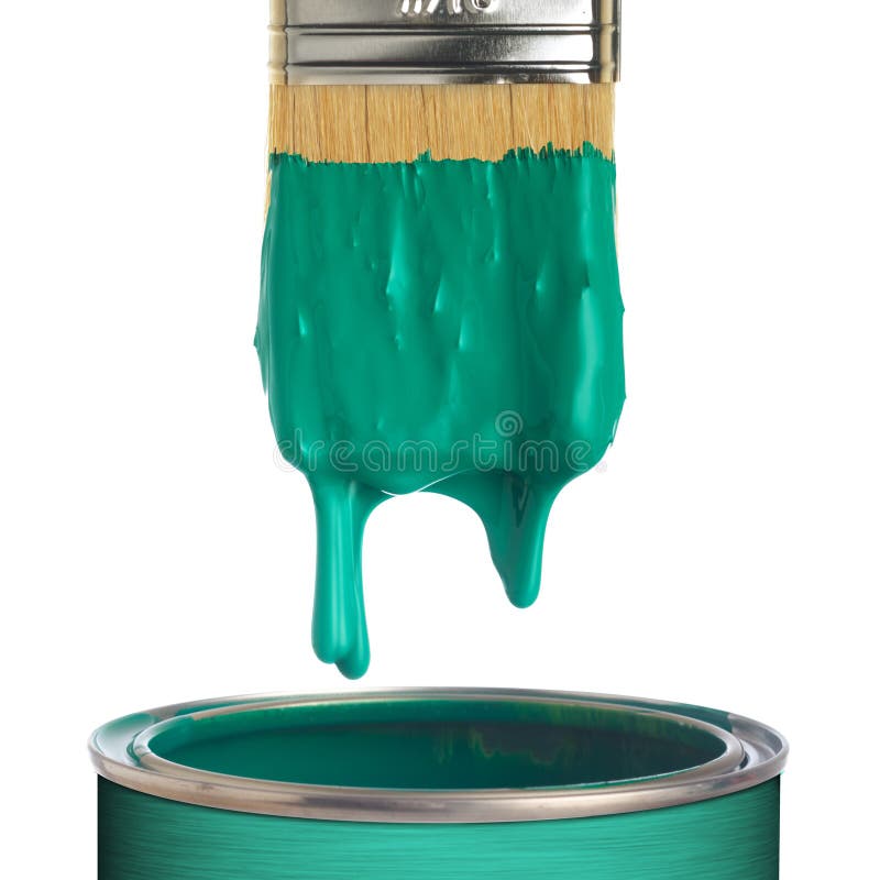 Paint Can stock image. Image of paint, improvement, paintbrush - 10879237