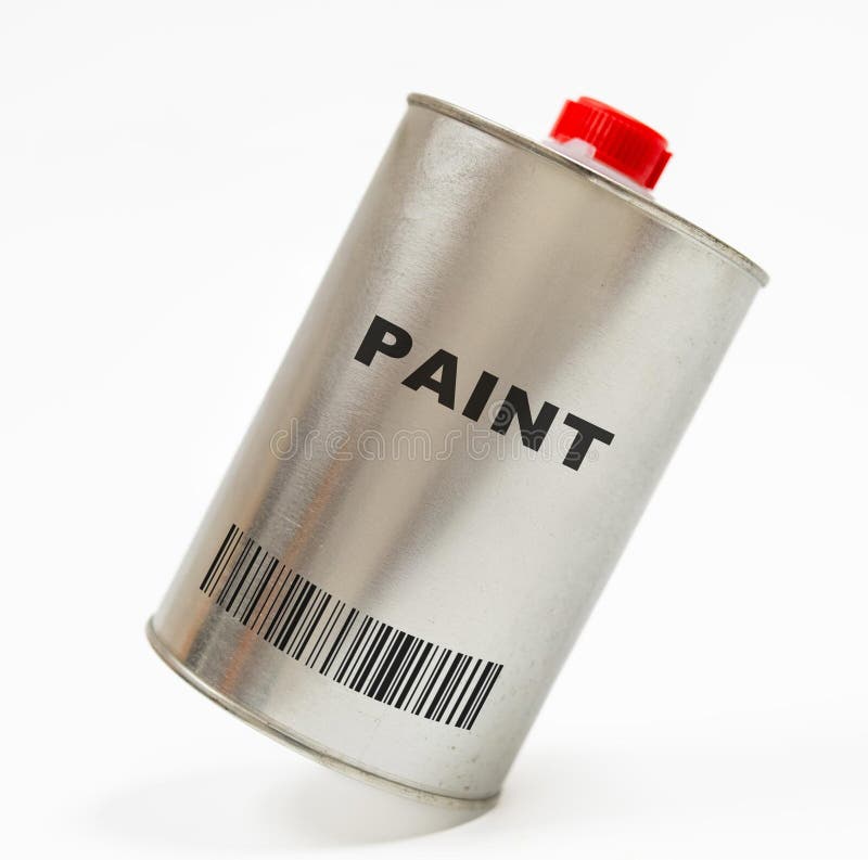 Paint in can stock image. Image of falling, decisions - 348065767