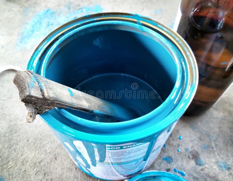 Paint can stock photo. Image of container, worn, decoration - 36875242