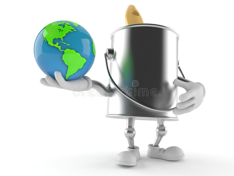 Paint the world stock illustration. Illustration of ecology - 29264444