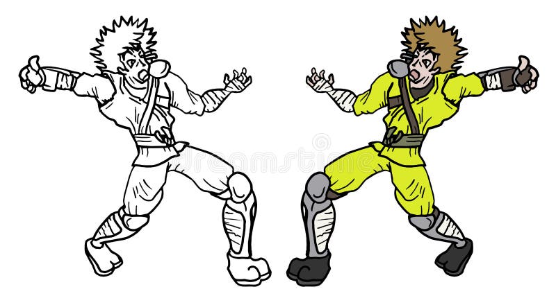 Paint character stock vector. Illustration of draw, cartoon - 37528640