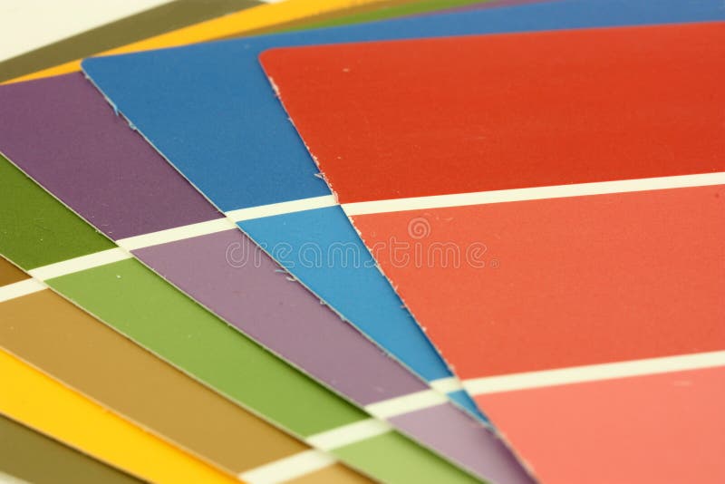 Paint Chips stock photo. Image of painting, rainbow, colorful - 5431122