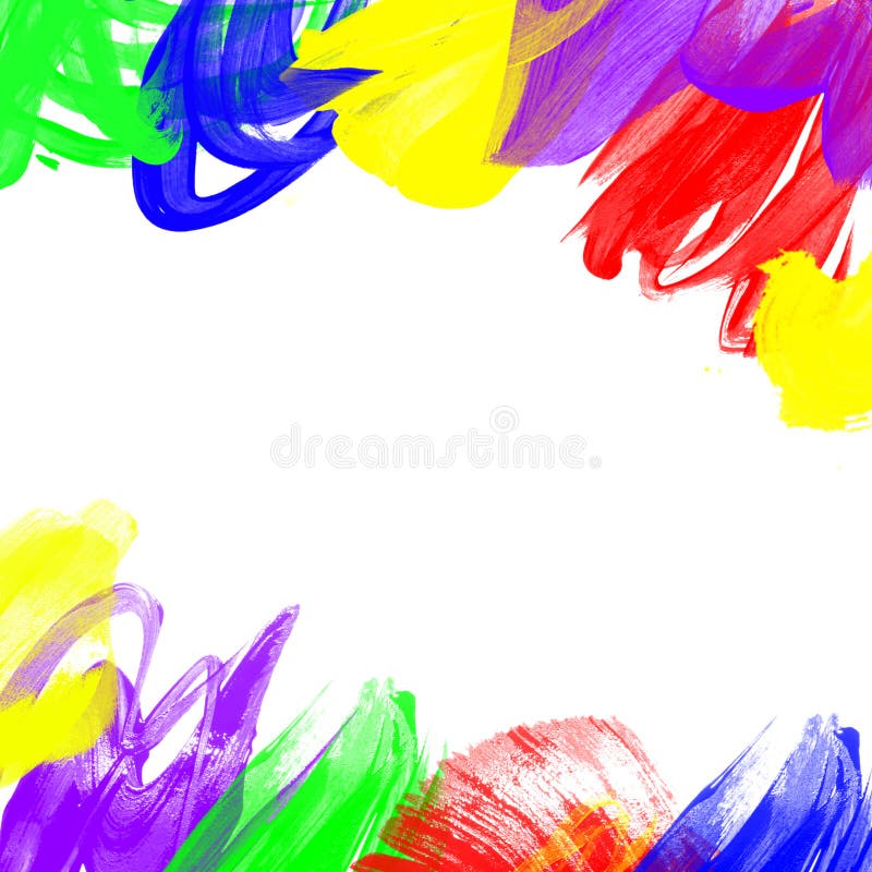 Paint colorful on a white stock image. Image of background - 38309483
