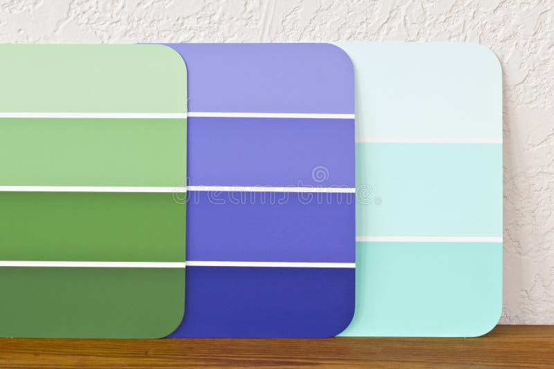Paint Colors Samples stock image. Image of floor, samples - 20048133