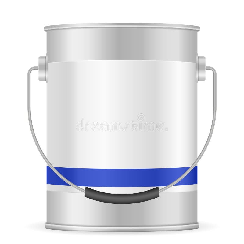Paint container stock vector. Illustration of mockup - 369604810