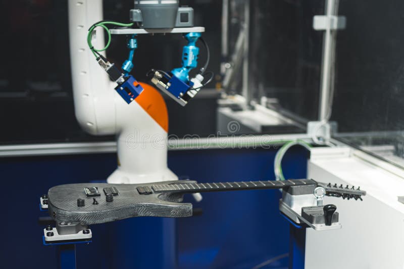 Paint Control - Using Robot Arm, Checking the Gray Color Guitar ...