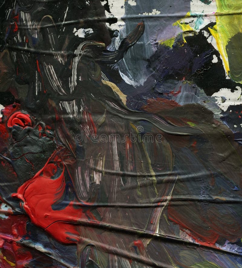 Paint Diffusion Texture, Artist`s Palette. Cosmic Clouds, Color ...