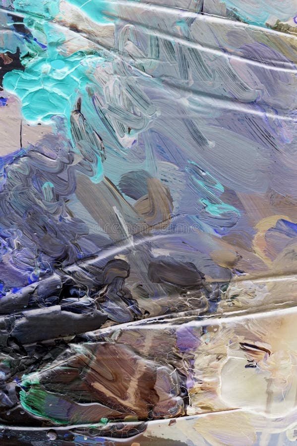 Paint Diffusion Texture, Artist`s Palette. Cosmic Clouds, Color ...